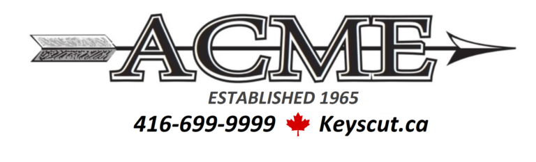 Retail Store-Keys Cut-Fobs Copied-Acme Lock & Key Toronto